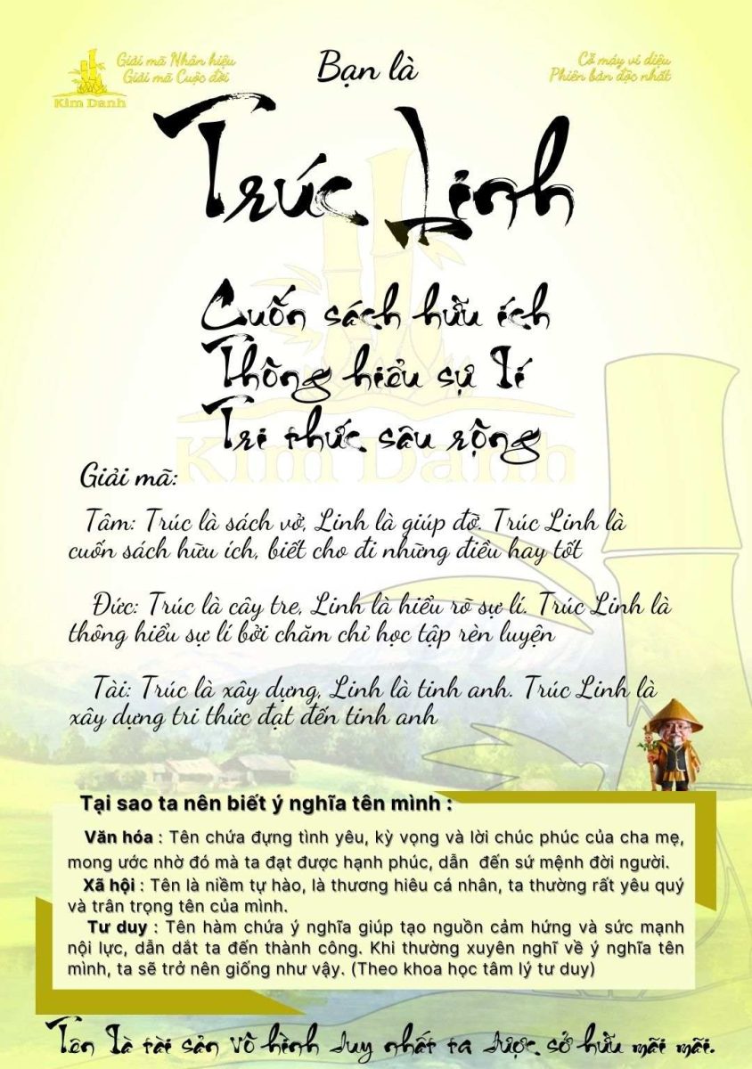 Ý nghĩa tên Trúc Linh - Học Viện Kim Danh